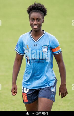 Sydney, Australia. 17th Feb, 2024. Blaize Talagi of the Parramatta Eels ...