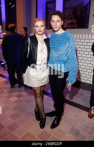 Luisa-Celine Gaffron und Jonathan Berlin - ARD Blue Hour Party im Rahmen der 74. Berlinale im ...