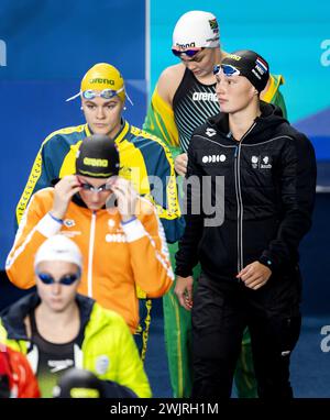 PARIS - Marrit Steenbergen, Kim Busch, Sam van Nunen and Tessa Giele ...