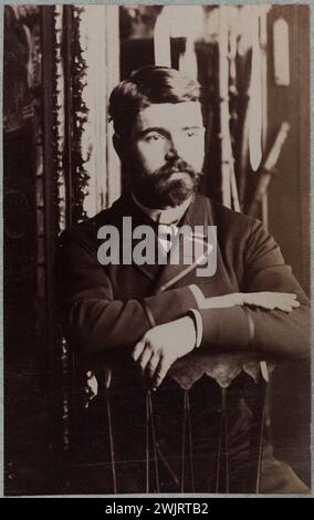 Cain family album, page 26: unidentified character. 1880-1900. Paris ...
