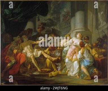 Jacques-Louis David - The Death of Seneca Stock Photo - Alamy
