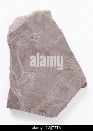 Funeral slab ". Terracotta. Han dynasty (206 BC-220 AD). Paris ...