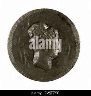 Rod. "Medal matrix. The Orleans family". Metal, steel, 19th century ...