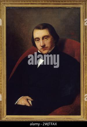 Henry Scheffer (1798-1862). Scene of the French Revolution: the royal ...