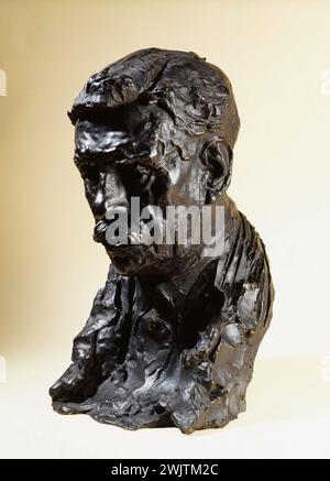 Auguste Rodin (1840-1917). "Bust of Carrier-Belleuse (Albert-Ernest ...