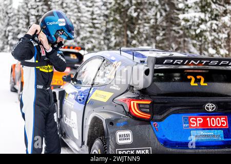 PAJARI Sami, MALKONEN Enni, Toyota Yaris Rally2, portrait during the ...