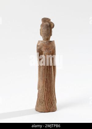 Lady ". Terracotta. China, Northern Wei Dynasty. Paris, Cernuschi ...
