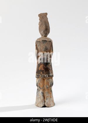 Lady ". Terracotta. China, Northern Wei Dynasty. Paris, Cernuschi ...