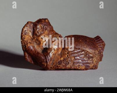 Siren in amber (view 1), ancient Rome, 6th century BC .. Museum of Fine ...