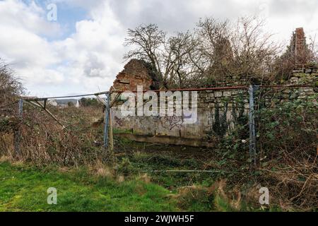 Derelict stone barns awaiting a Planning proposal for redevelopment of ...