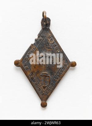 Badge of the winners of the Bastille, 1789. Copper. Paris, Carnavalet ...