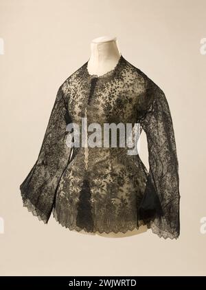 Lace bodice. Hand and mechanical whipped cream. Second Empire. Galliera ...