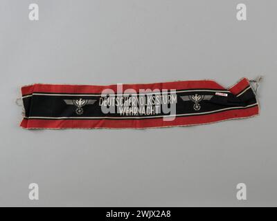 War 1939-1945. Brassard with the Wehrmacht eagle. General Leclerc ...