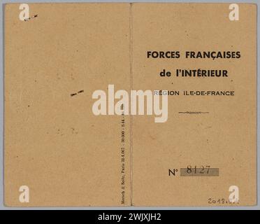 French interior forces (ffi) (n. - d.), Interior French forces map (FFI ...