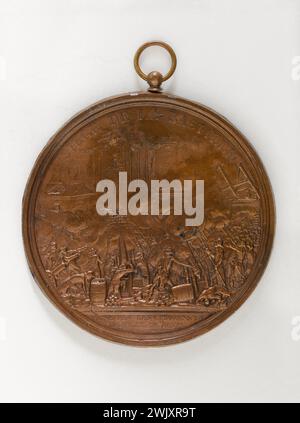 Bertrand Andrieu (1761-1822). "Capture of the Bastille". Tin. July 14 ...