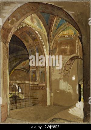 Interior of the Saint-Francois d'Assise church, Port Grimaud, Var ...