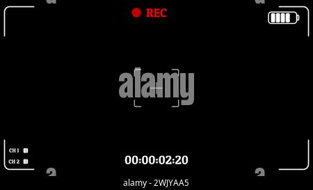 Frame frame shows button information like when recording a video with a ...
