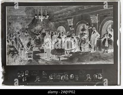 Anonymous, table by Victor Hugo (dummy title). Houses of Victor Hugo ...