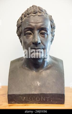 This bronze portrait bust by Pierre Jean David d'Angers captures George ...