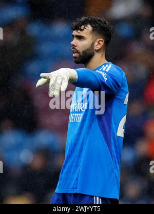 Arsenal goalkeeper David Raya during the Premier League match at the ...