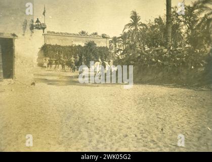 november 1912 - Italo-Turkish or Turco-Italian War - Square in Zanzur ...
