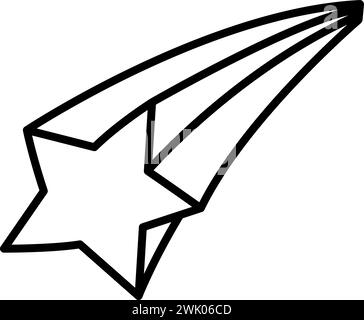 Flying unicorn line icon. Funny magic character Stock Vector Image ...