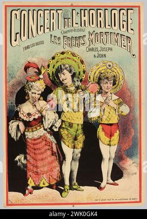 Alfred Choubrac (1853-1902). "Clock, the Mortimer brothers ...