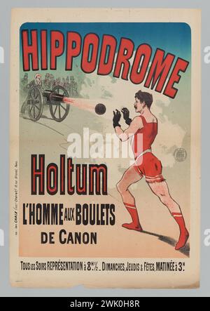 Jules Chéret (1836-1932). "Hippodrome, equestrian and comic exercises ...