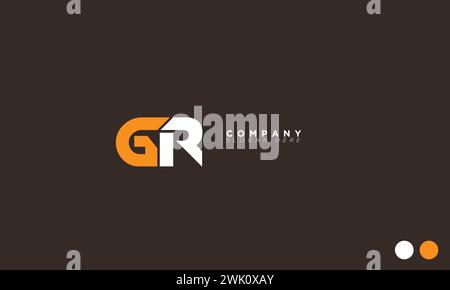 GR Alphabet letters Initials Monogram logo Stock Vector Image & Art - Alamy