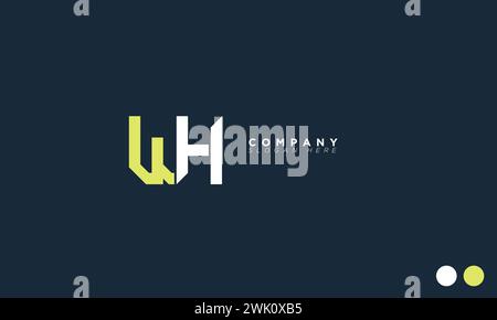 WH Alphabet letters Initials Monogram logo Stock Vector Image & Art - Alamy