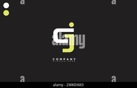 Initials alphabet letters CJ or C J monogram logo Stock Vector Image ...
