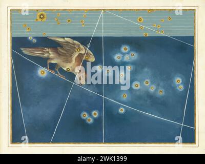 Johann Bayer’s 1603 celestial chart 'Aries' depicts the constellation ...