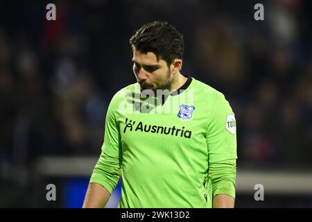 HEERENVEEN - (l-r) disappointment at SC Heerenveen goalkeeper Mickey ...