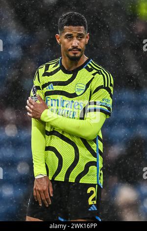 William Saliba of Arsenal during the Premier League match Wolverhampton ...