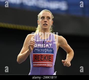 Birmingham, England. 17 February, 2024. Hannah Kelly during the women’s ...