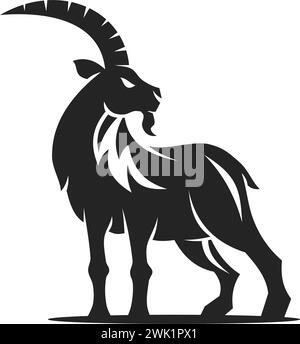 Ibex Logo template Isolated. Brand Identity. Icon Abstract Vector ...