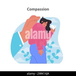 Illustration for Compassionate Stock Vector Image & Art - Alamy