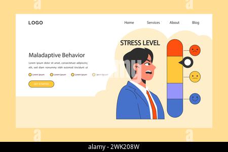 Maladaptive behavior. Neurosis, chronic stress and anxiety mental ...