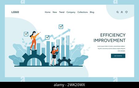 Efficiency Improvement concept. Dynamic process optimization and ...