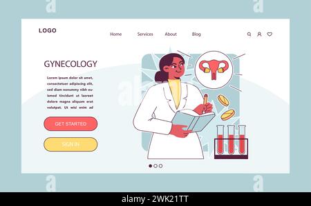 Gynecology, Women's health. Gynecologist study uterus. Human anatomy ...