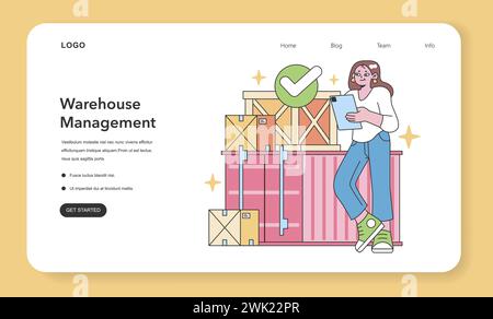 Inventory Management concept. Diligent organization and tracking of ...