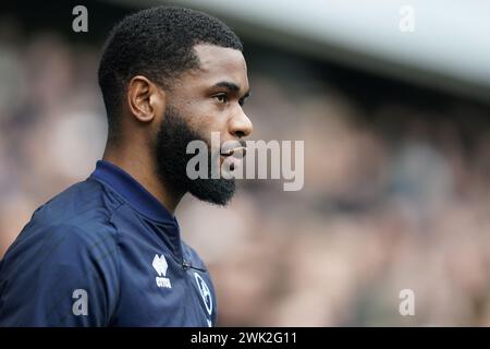 LONDON, ENGLAND - FEBRUARY 17: Japhet Tanganga of Millwall during the ...
