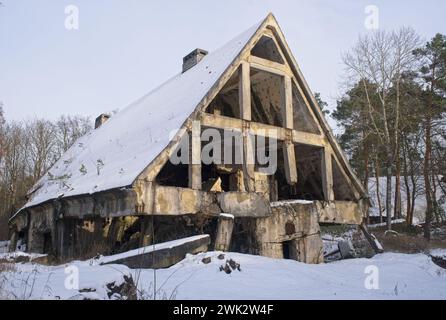 Zossen, Germany - Jan 20, 2024: Bunker Zeppelin and Maybach in Wunsdorf ...