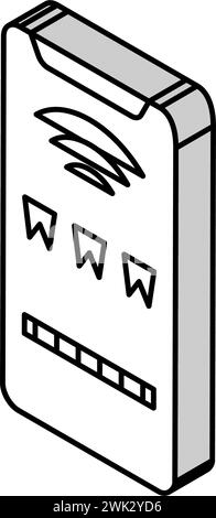 qr code for search web site color icon vector isolated illustration ...