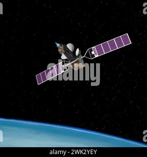 Model: World's 1st commercial 'live' telecommunications satellite ...