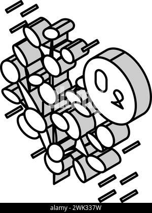 plant releasing oxygen line icon vector illustration Stock Vector Image ...