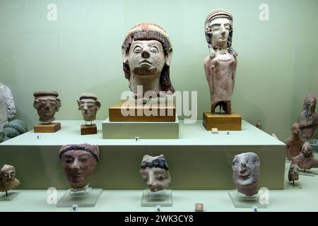 Exhibits in the museum in Polis Stock Photo - Alamy
