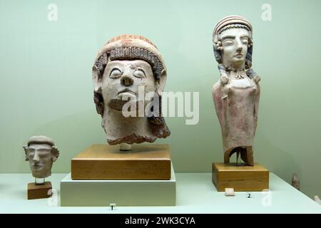 Exhibits in the museum in Polis Stock Photo - Alamy