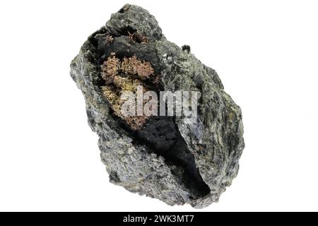 native silver on arsenic from Tellerhäuser, Ore Mountains, Germany ...