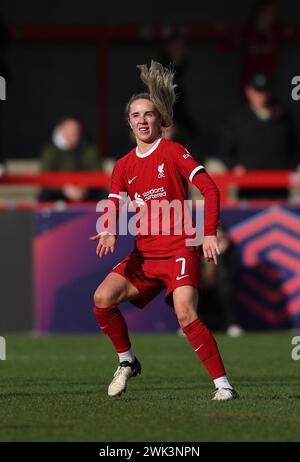 Missy Bo Kearns #7 of Liverpool Women before the FA Womens Continental ...